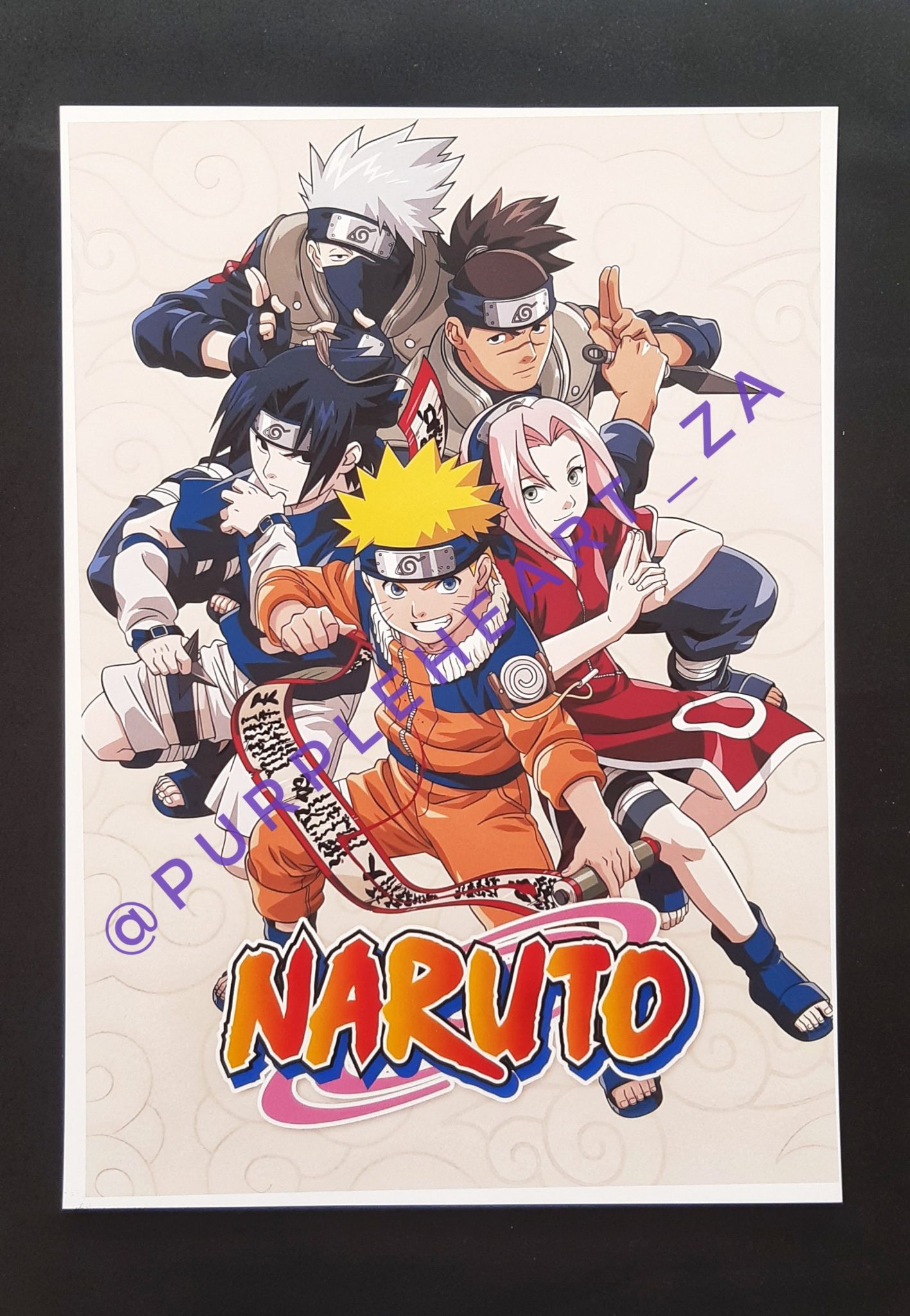Naruto A4 Poster - Purple Heart