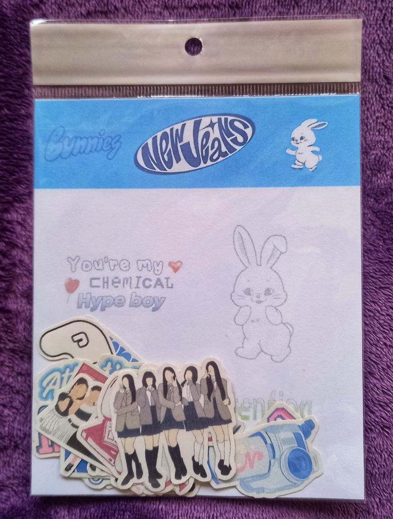 New Jeans Sticker Pack - Purple Heart