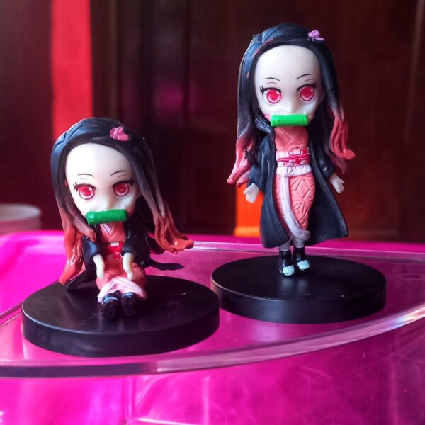 Nezuko Mini Figurines - Purple Heart