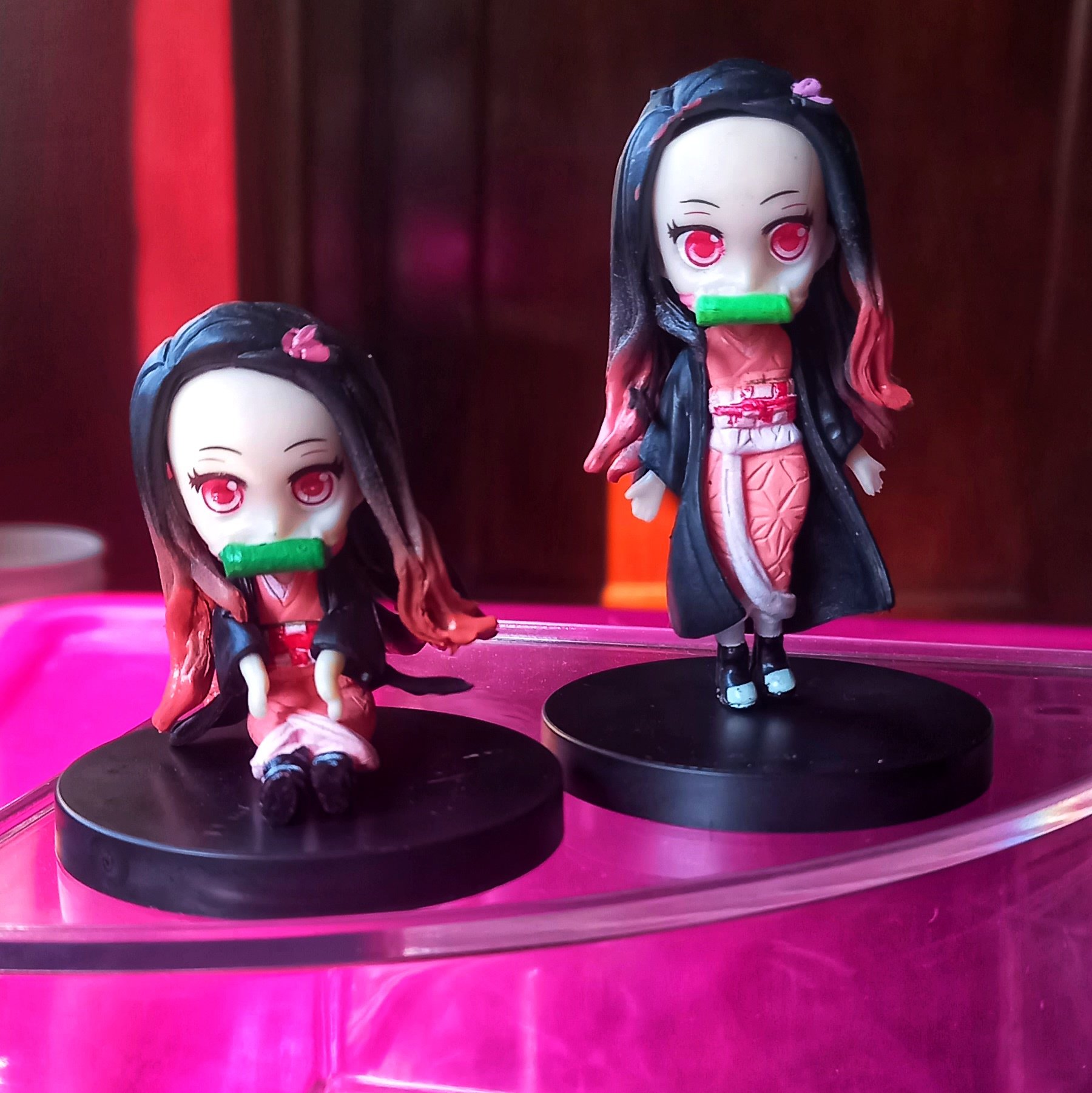 Nezuko Mini Figurines - Purple Heart